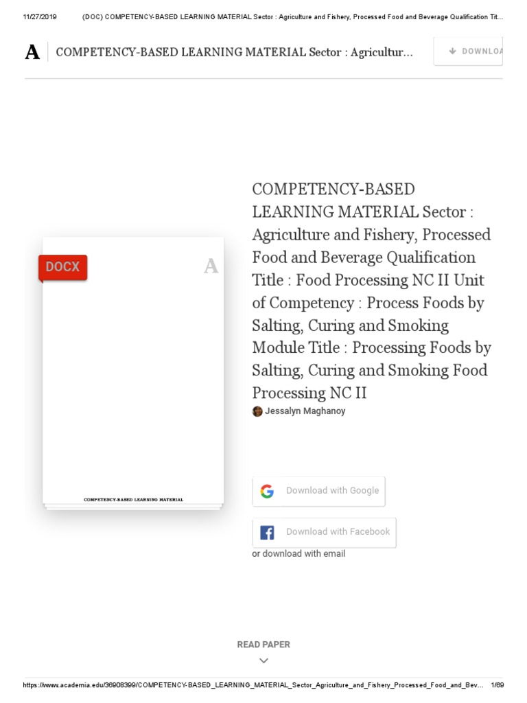 Food Processing Curing Salting & Smoking | PDF | Food Industry | Foods