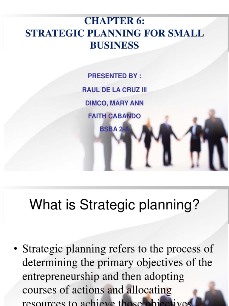 Chapter6 Entrep 2 | PDF | Swot Analysis | Strategic Management