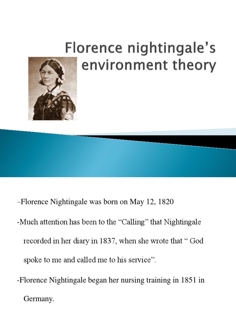 Nightingale's Environmental Theory Explained | PDF | Florence ...