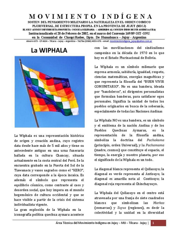 La Wiphala MIJ | PDF | Imperio Inca | Cultura (general)