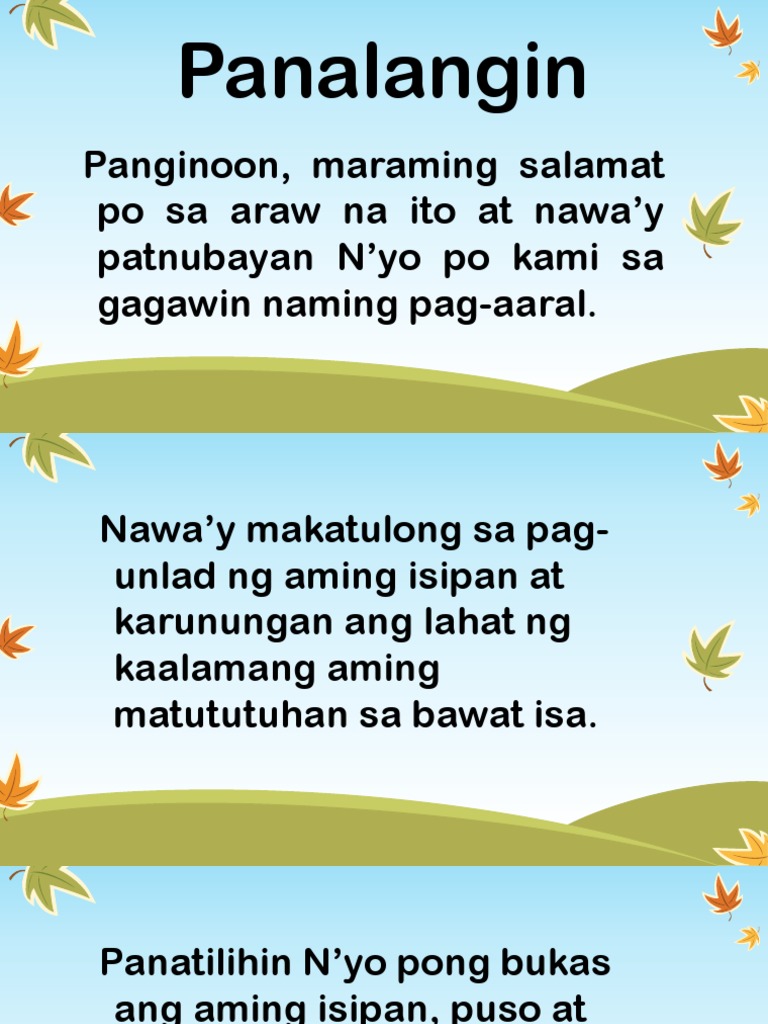 Edited Panalangin | PDF