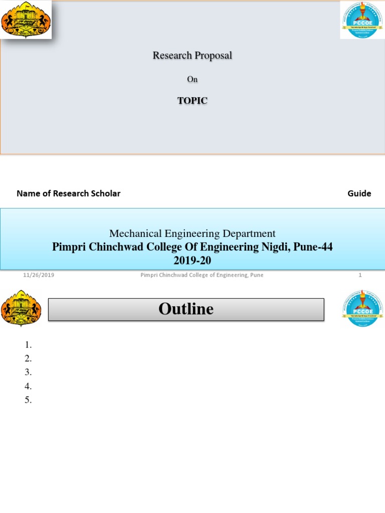 Reserch Proposal PPT Format | PDF | Brake | Heat Transfer