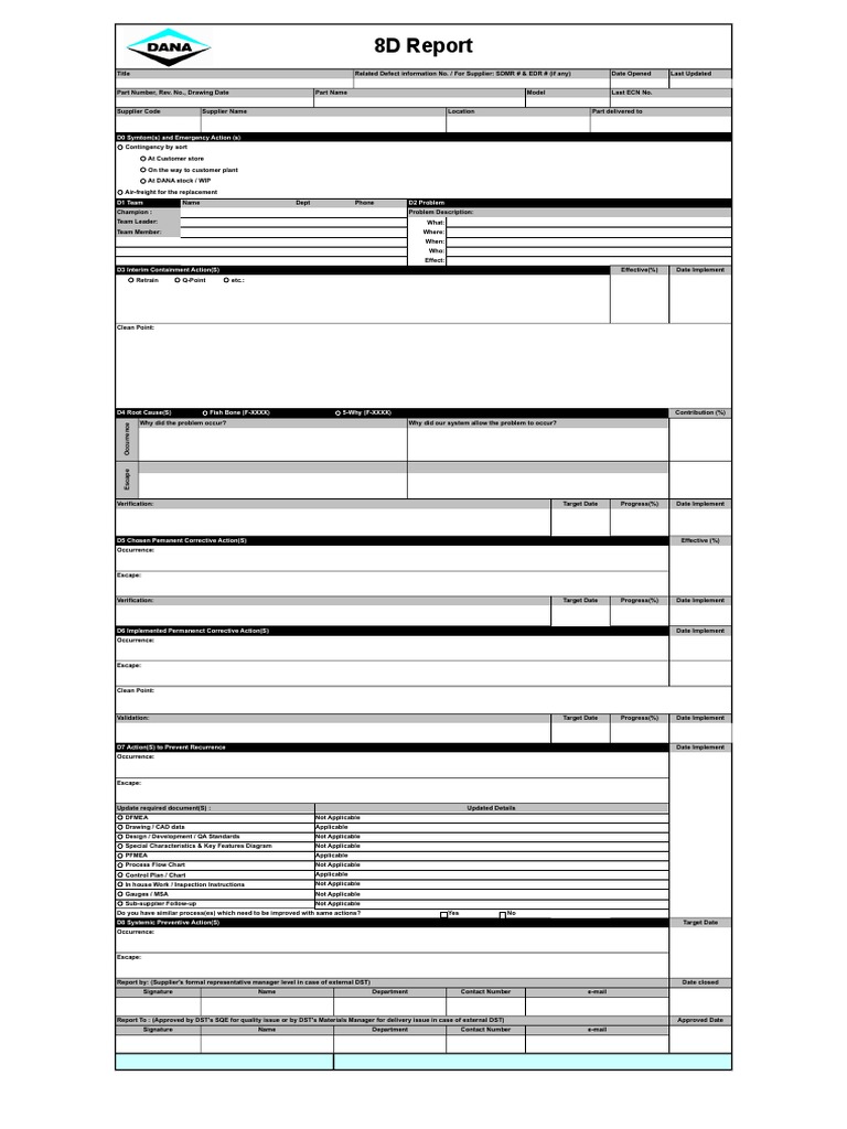 8D - Format | PDF | Business | Computing