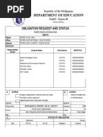 Obligation Request Form | PDF