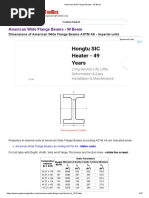 Wide Flange Beam W14x34 A36 Carbon Steel | PDF | Home & Garden | Computers