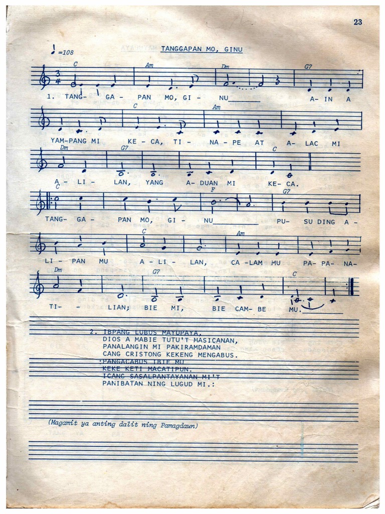 Tanggapan Mo, Ginu - GLC | PDF