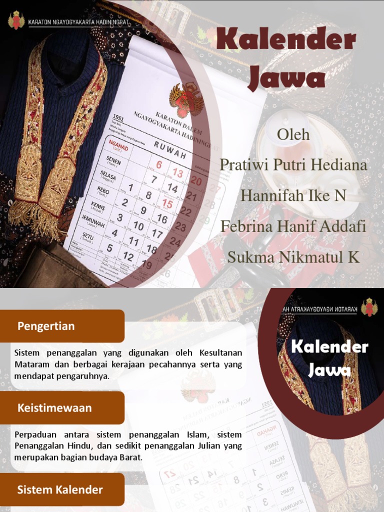 Kalender Jawa: Sistem dan Sejarahnya | PDF | Ilmu Sosial | Sejarah