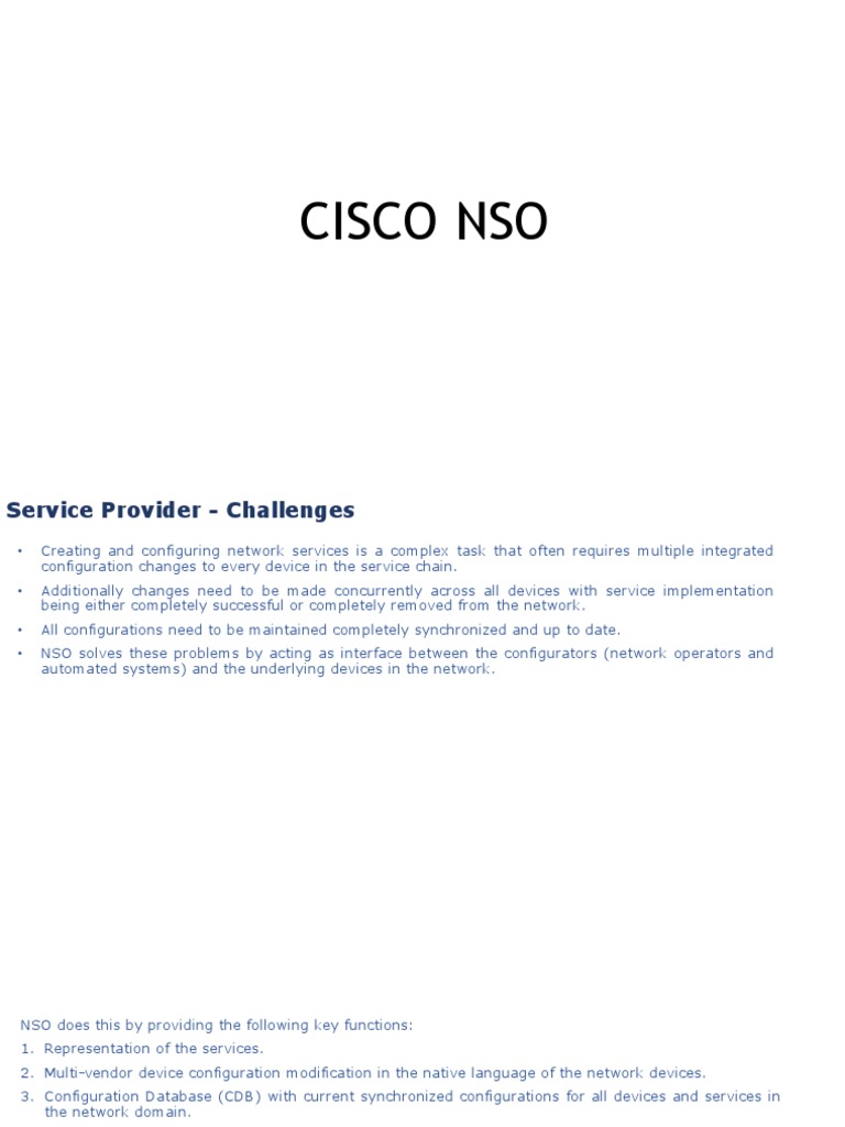 Cisco Nso | PDF | Command Line Interface | Computer Network