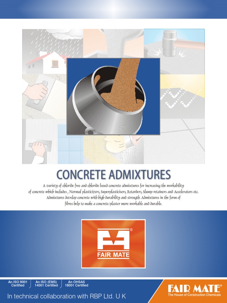 Concrete Admixtures PDF | PDF | Concrete | Mortar (Masonry)