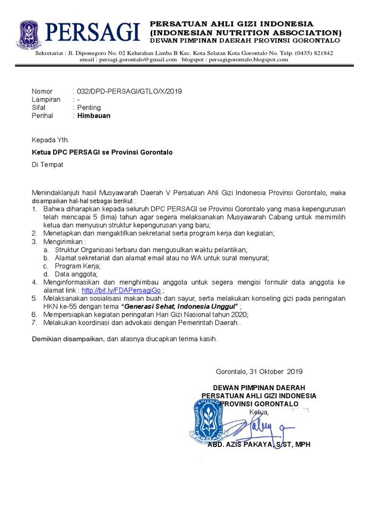 Muscab DPC Persagi 2019 | PDF