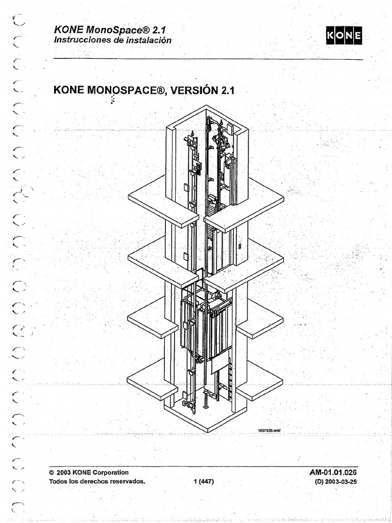Kone Monospace 2 1 Manual Montaje PDF | PDF
