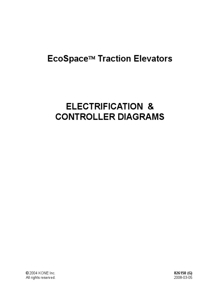 Eco Electrification & Controller Diagrams PDF | PDF | Elevator ...