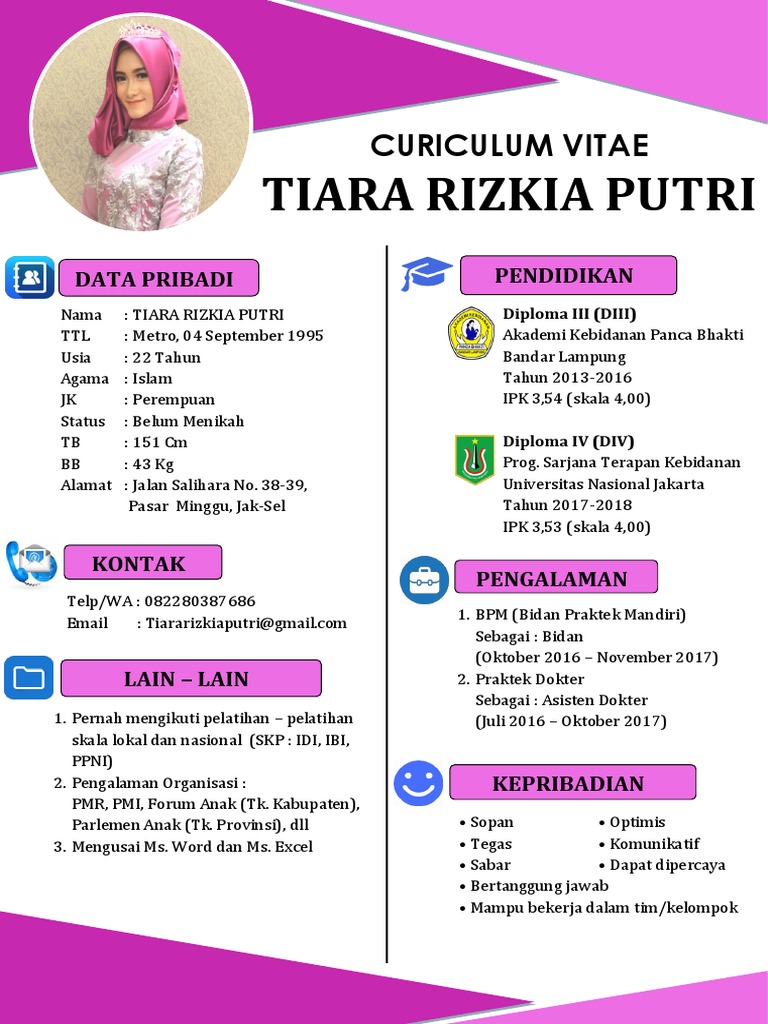 Cv. Tiara Rizkia Putri | PDF