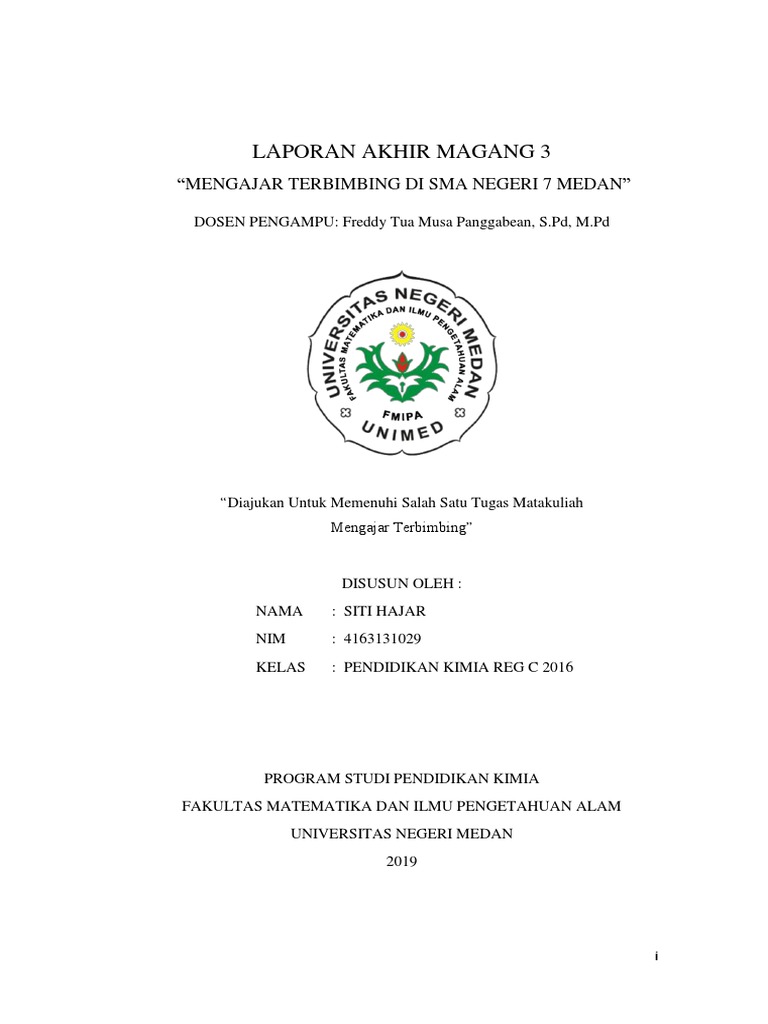 Laporan Magang Iii - Siti Hajar | PDF
