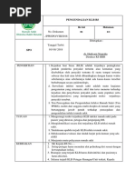 Sop Pemisahan Ruangan Infeksius | PDF
