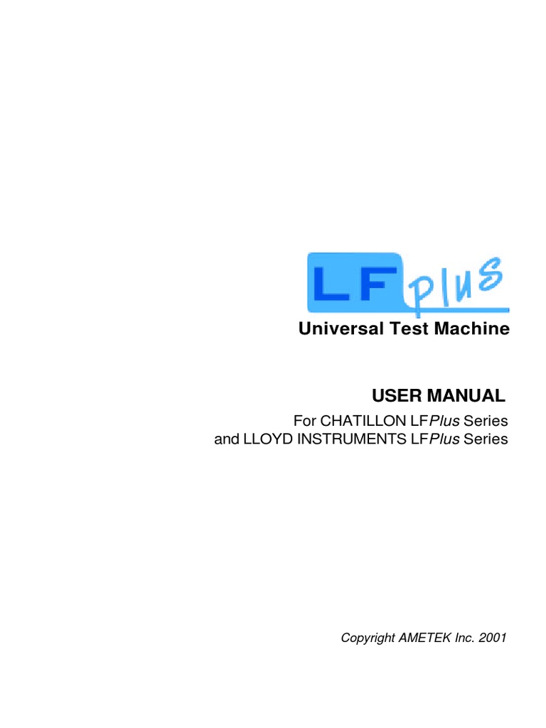 LF Plus User Manual V1.2 | Download Free PDF | Mains Electricity | Ac ...