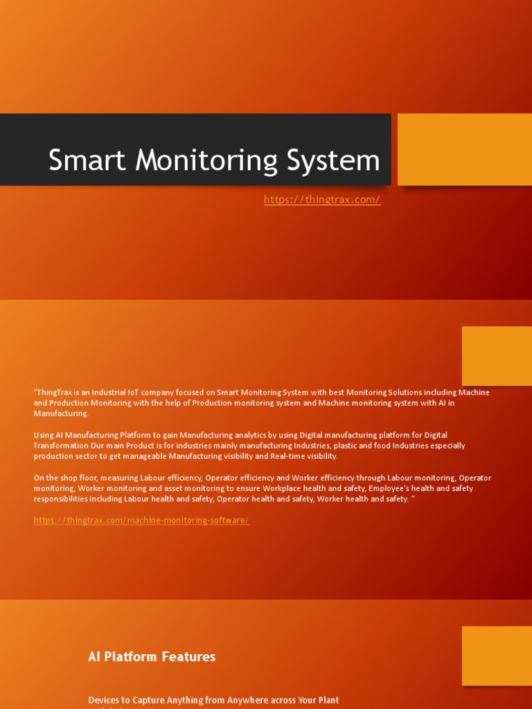 Smart Monitoring System | PDF
