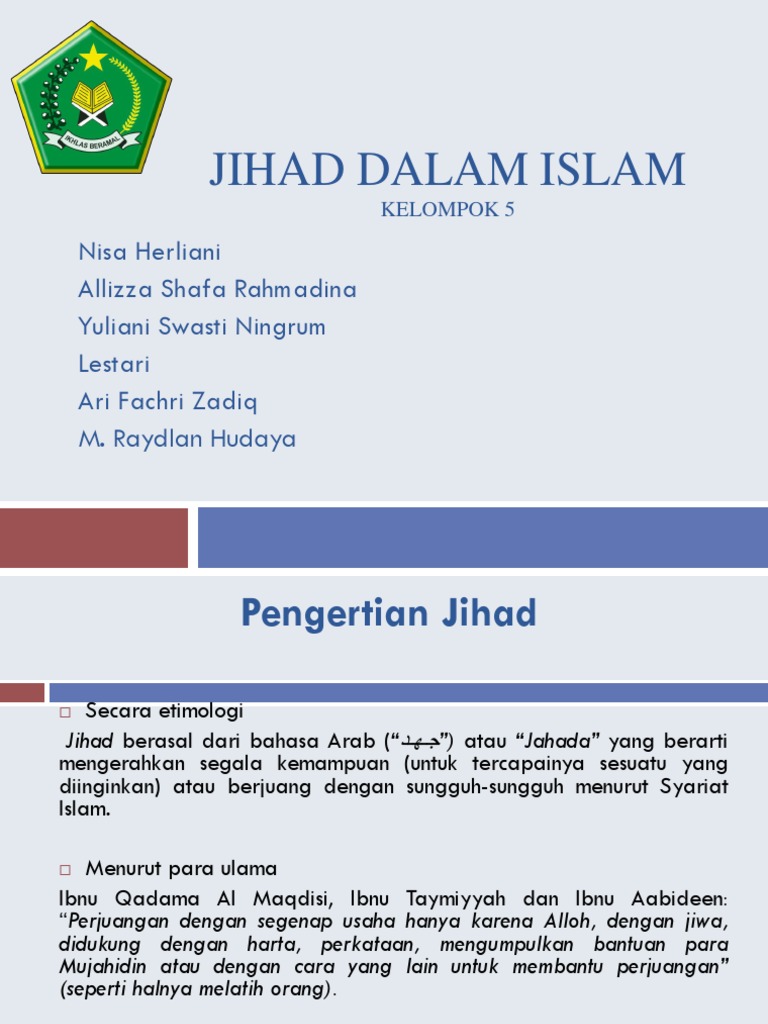 Pemahaman Jihad dalam Islam | PDF