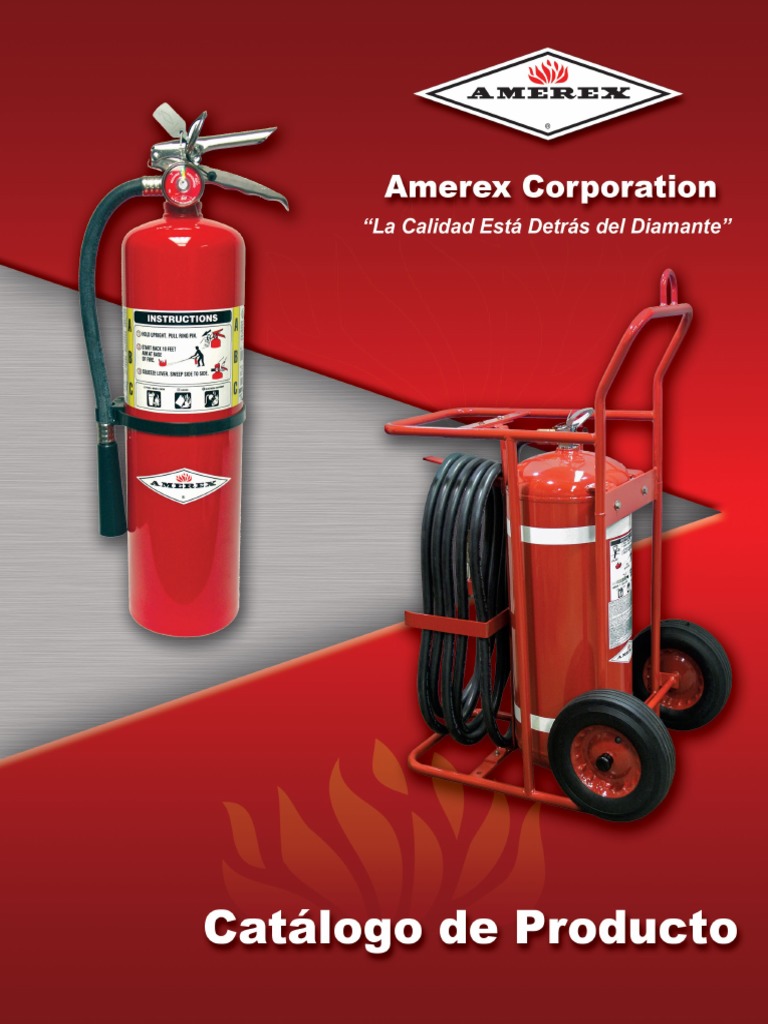 Extintores Amerex PDF | PDF | Acero | Rieles