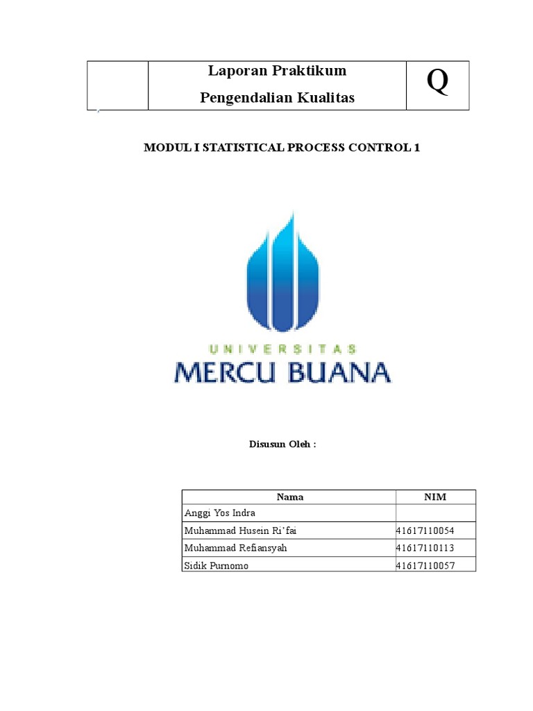 Module 1 Laporan QC | PDF