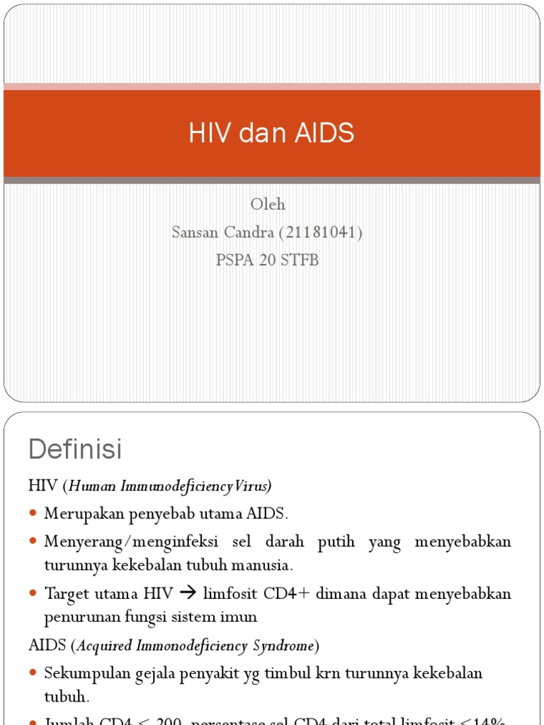 Panduan Terapi HIV dan AIDS | PDF
