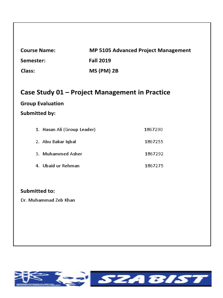 VCS project management case study | PDF | Project Management | Goal
