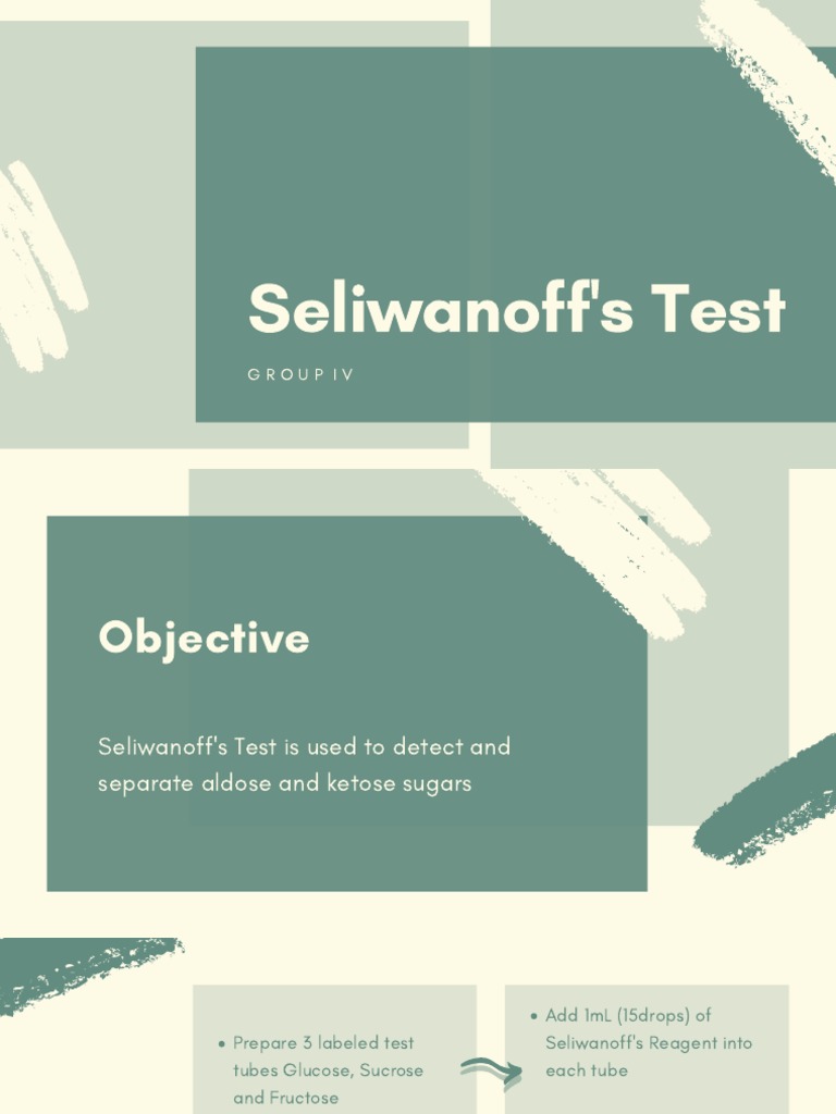 Seliwanoff's Test Guide | PDF