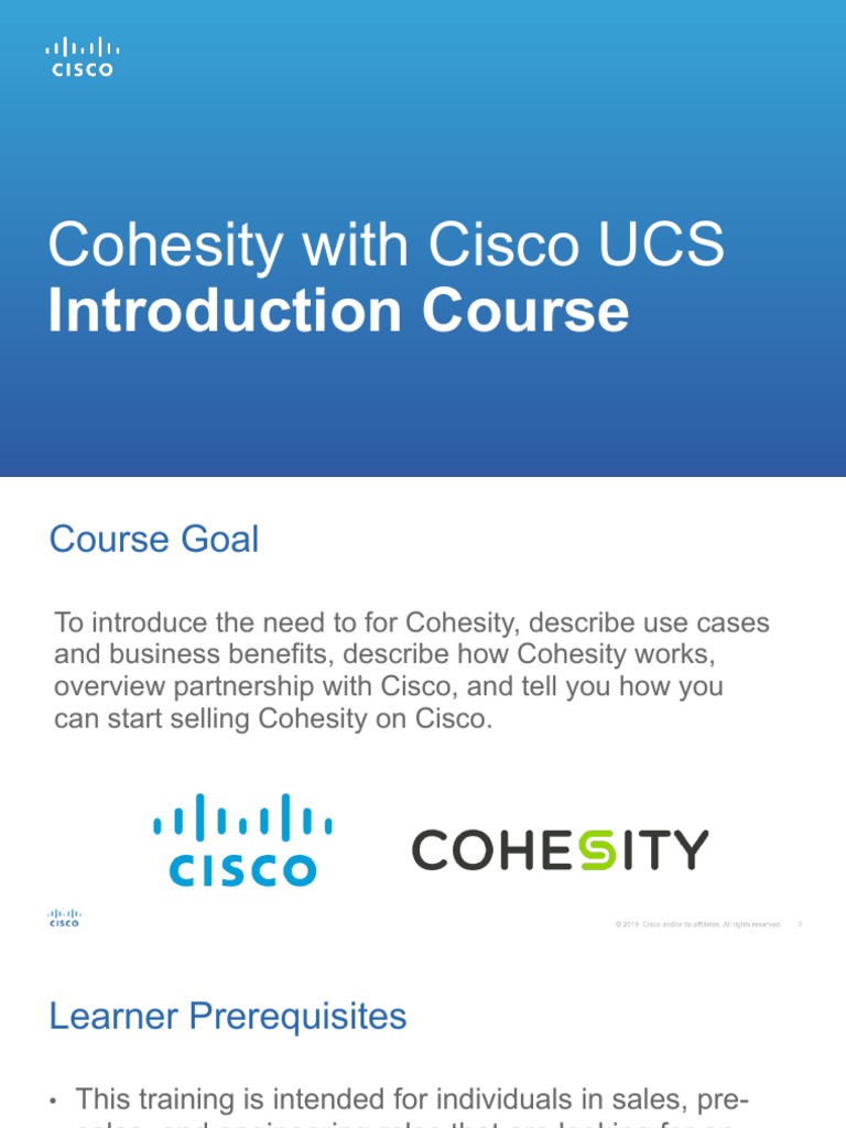 Cohesity With Cisco UCS v1.3 | PDF | Backup | Cloud Computing