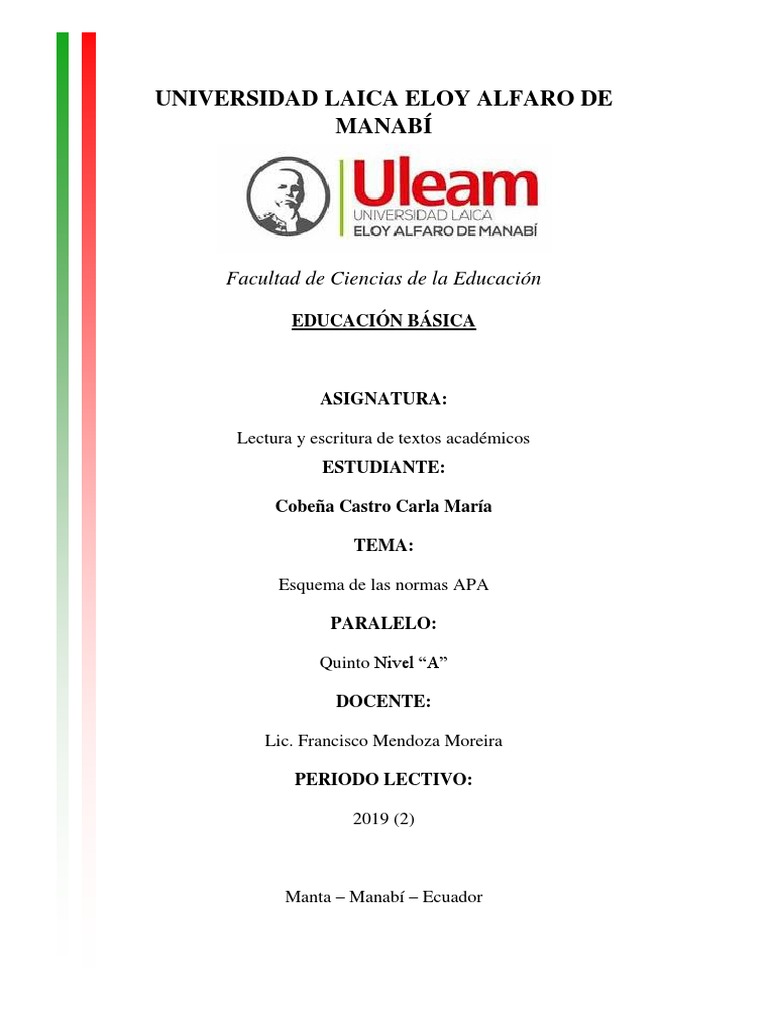 Estructura de Normas APA | PDF | Comunicación | Aprendizaje