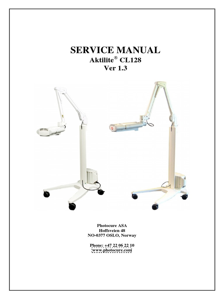 Assembly Instructions for the Aktilite CL128 Lamp with Parallel Arm ...