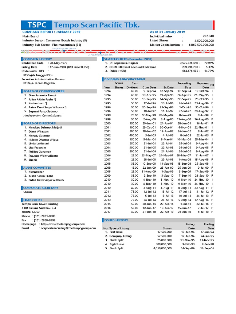 TSPC PDF | PDF | Revenue | Balance Sheet