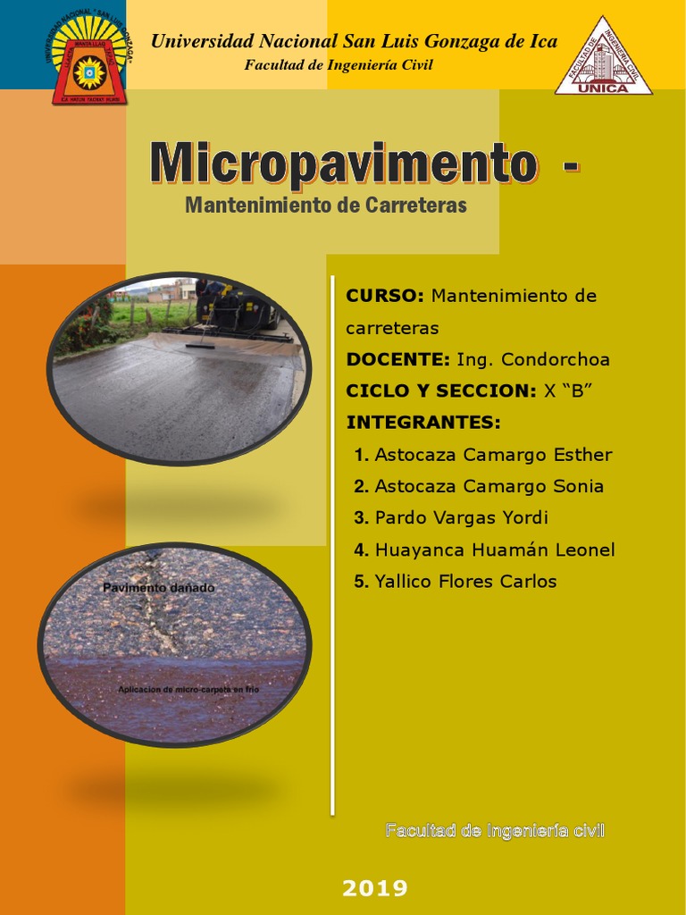 Micro Pavi Mentos | PDF | Cemento | Agua