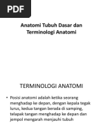Terminologi Dasar Anatomi Tubuh Manusia | PDF | Kajian Bahasa Asing