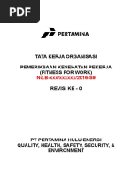 TKO Pemeriksaan Kesehatan Khusus Bagi Pekerja Pertamina PHR WK Rokan - Rev 0 | PDF | Bisnis ...
