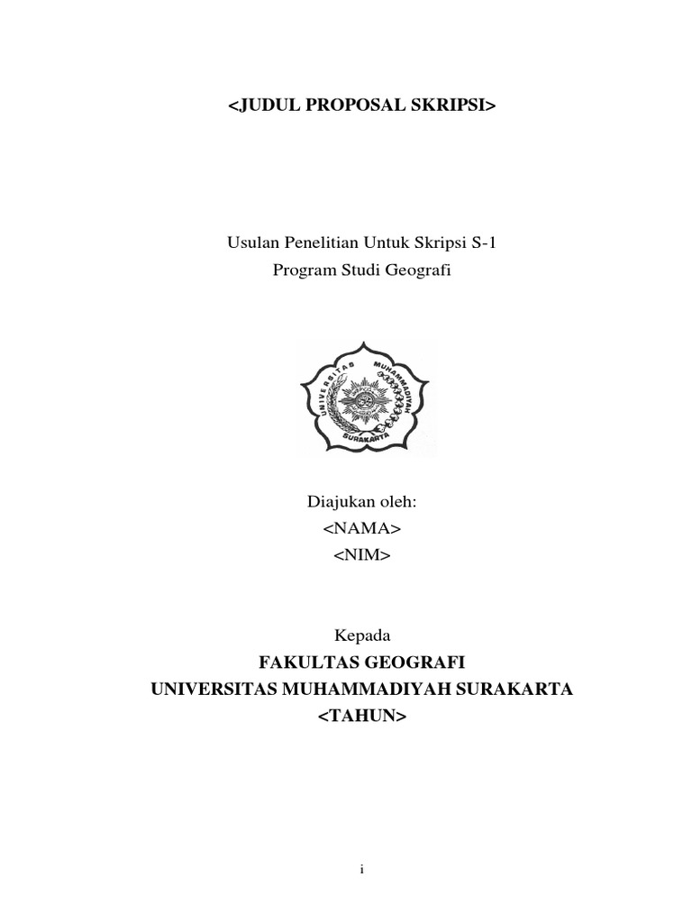 Format Proposal Skripsi | PDF