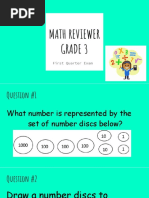 Learning Module Grade 3 - Math First Quarter: (Week 1) | PDF ...