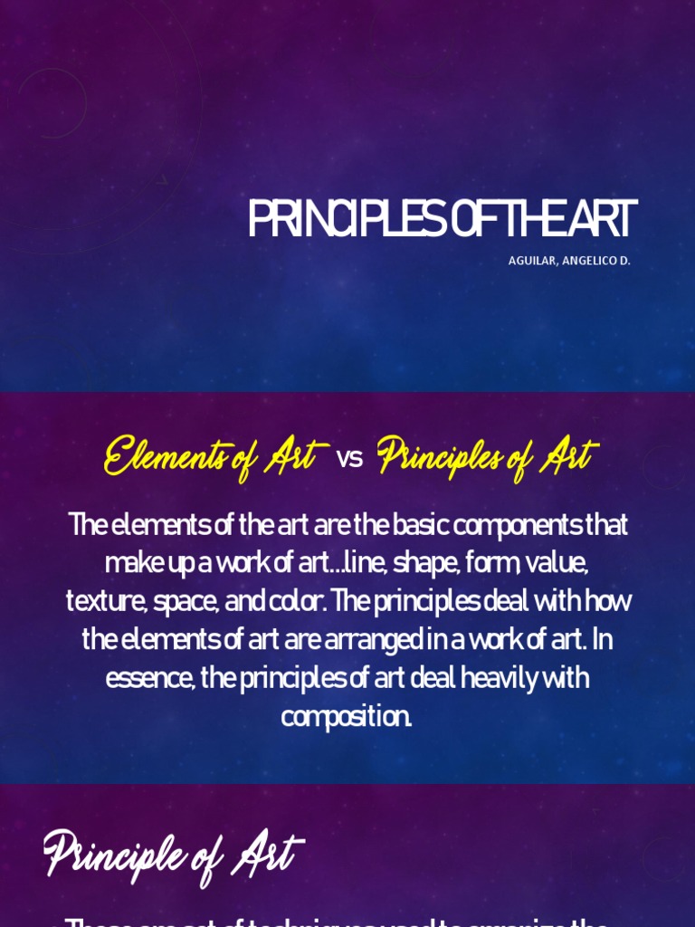 Principles of Art PDF | PDF | Composition (Visual Arts) | Symmetry