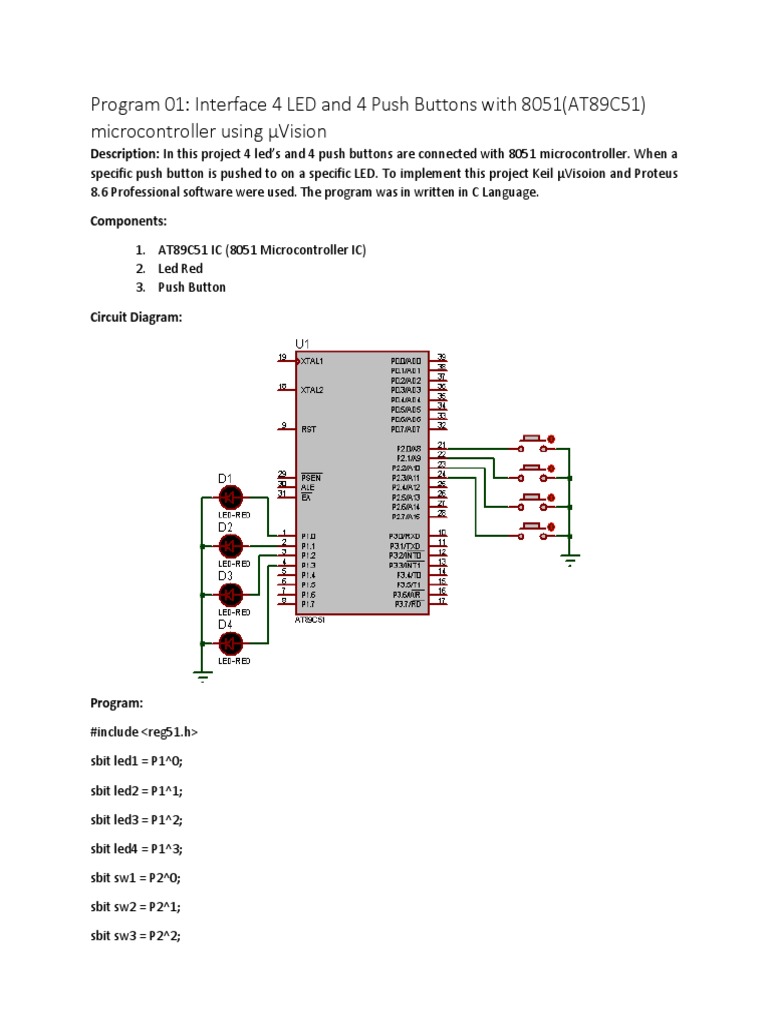 Microprocessor and Micro-Controller Programs | PDF | Arduino | Digital ...