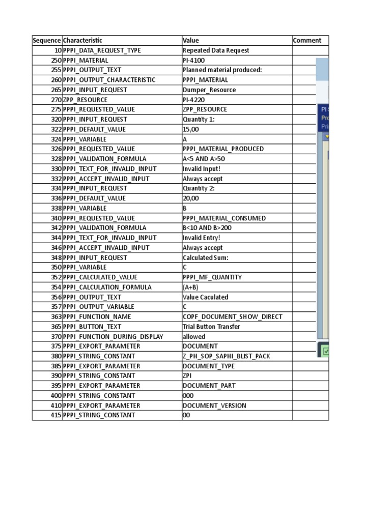 Process Instruction Category - V2 | PDF | Parameter (Computer Programming) | Computer Programming