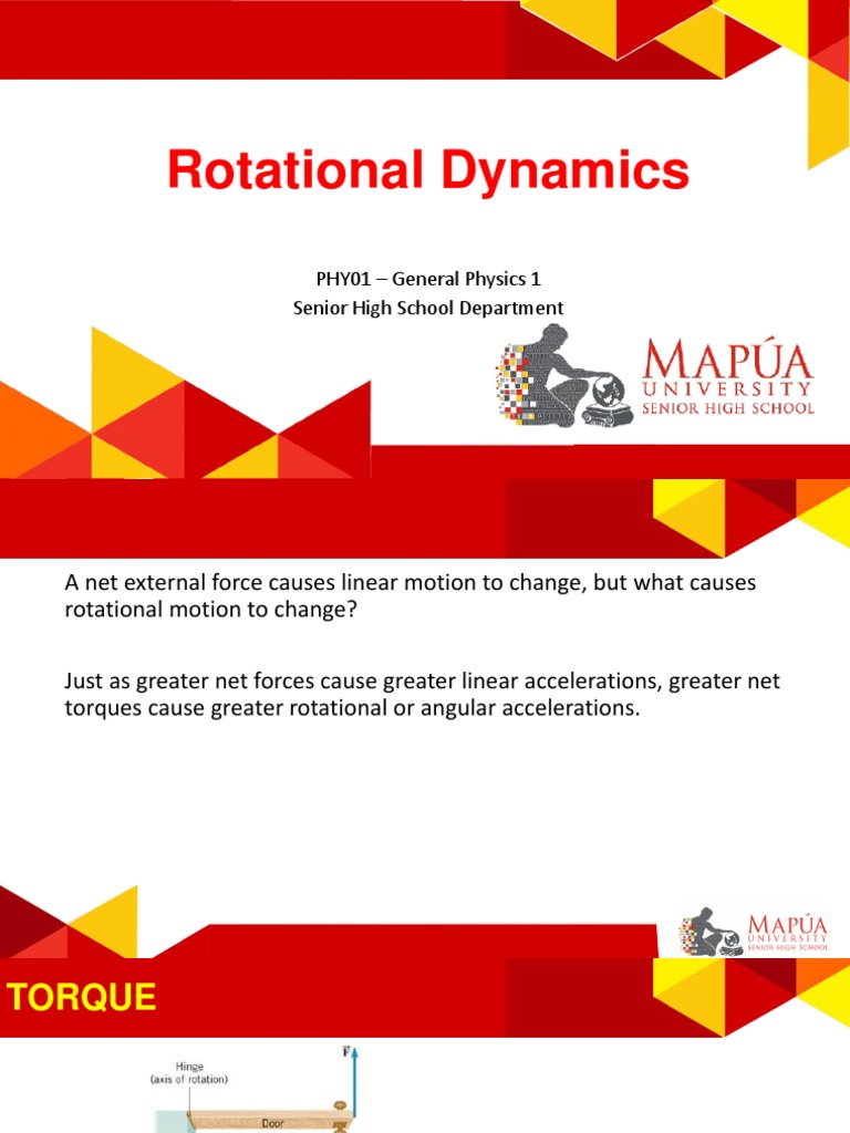 Powerpoint PHY01 CO5 | PDF | Rotation Around A Fixed Axis | Torque