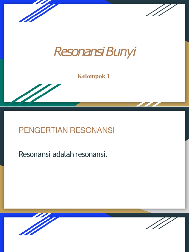 Kerugian Resonansi dan Contoh Soal | PDF | Kajian Bahasa Asing | Seni
