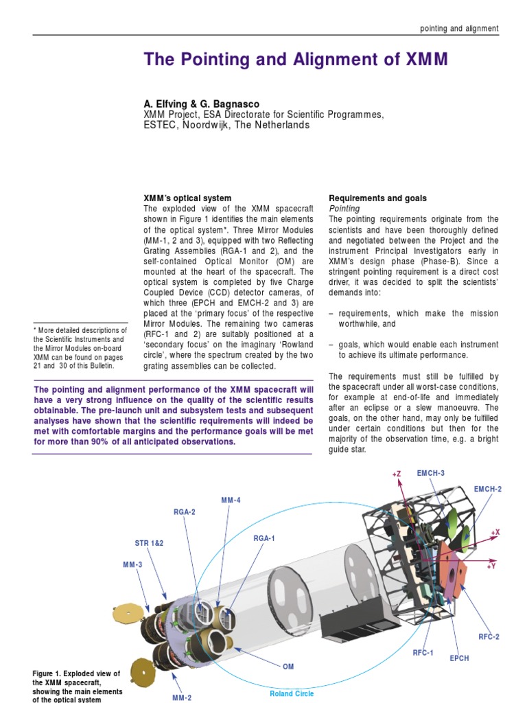 The Pointing and Alignment of XMM | PDF | Scientific Observation ...