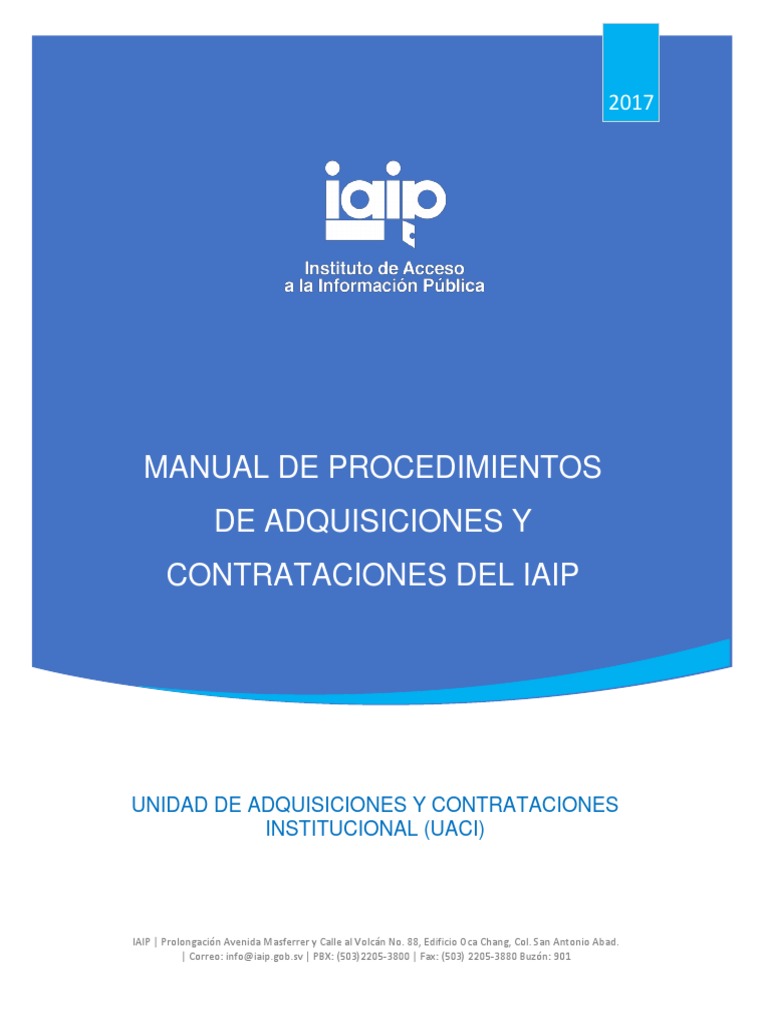 Manual de Procedimientos de Adquisiciones y Contrataciones | PDF ... Manual de Procedimientos de Adquisiciones y Contrataciones | PDF ...