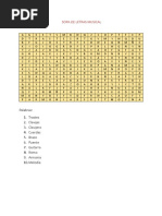 Sopa de Letras Antillas Menores | PDF