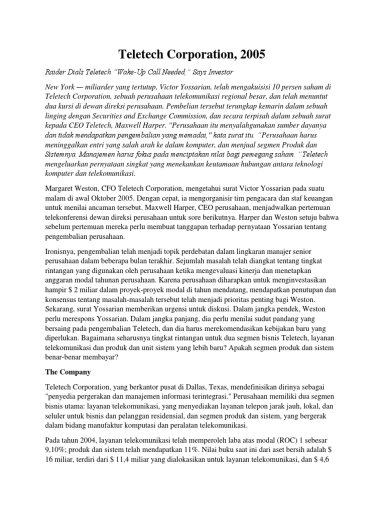 Teletech Corporation | PDF