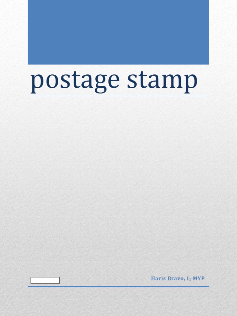 Designing A Postage Stamp | PDF | Postage Stamp | Adobe Photoshop