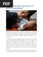 El Delito de Peculado | PDF | Castigos | Derecho penal