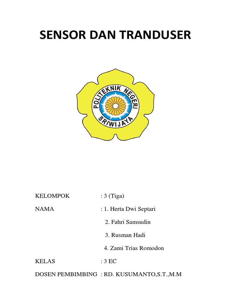 Sensor Dan Tranduser | PDF