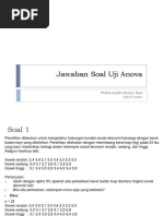 Contoh Soal Uji ANOVA Lengkap | PDF