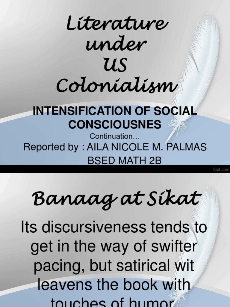 Literature Under US Colonialism | PDF | Philippines